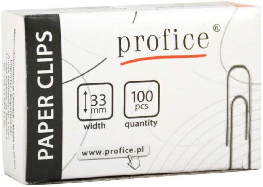 Profice Spinacz Biurowy 33Mm - Ceny i opinie - Ceneo.pl