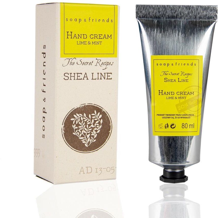 Soap& Friends Krem Do Rąk Masłem Shea Limonka Z Miętą 80ml - Opinie i ...