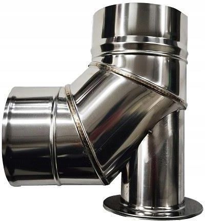 System kominkowy Krzys-Pol Kolano 90 Stopni Dn 60/100 Powietrzno-Spalinowe Kondensacyjne Do ...