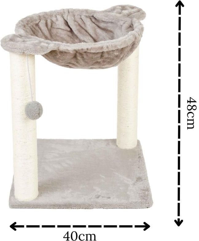 Drapak Dla Kota Dogguru Cozy Słupek Do Drapania Z Legowiskiem 40X40X48 ...