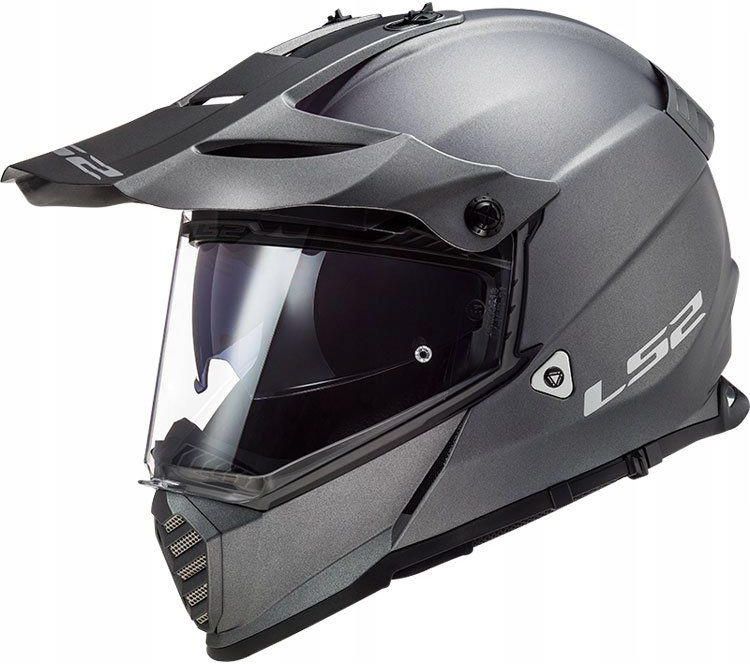 Kask motocyklowy Ls2 Enduro Cross Dual Z Szybą Blendą Mx436 - Opinie i ...