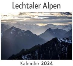 Lechtaler Alpen (Wandkalender 2024, Kalender DIN A4 quer, Monatskalender im Querformat mit ...