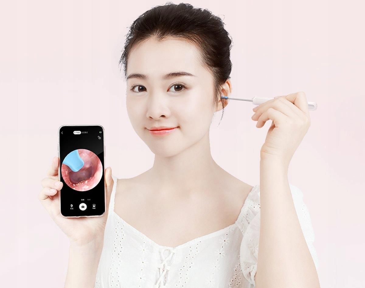 Smart Otoskop Do Czyszczenia Uszu Wosku Kamera Wifi App Android Ios Led 8Mp - ceny i opinie ...