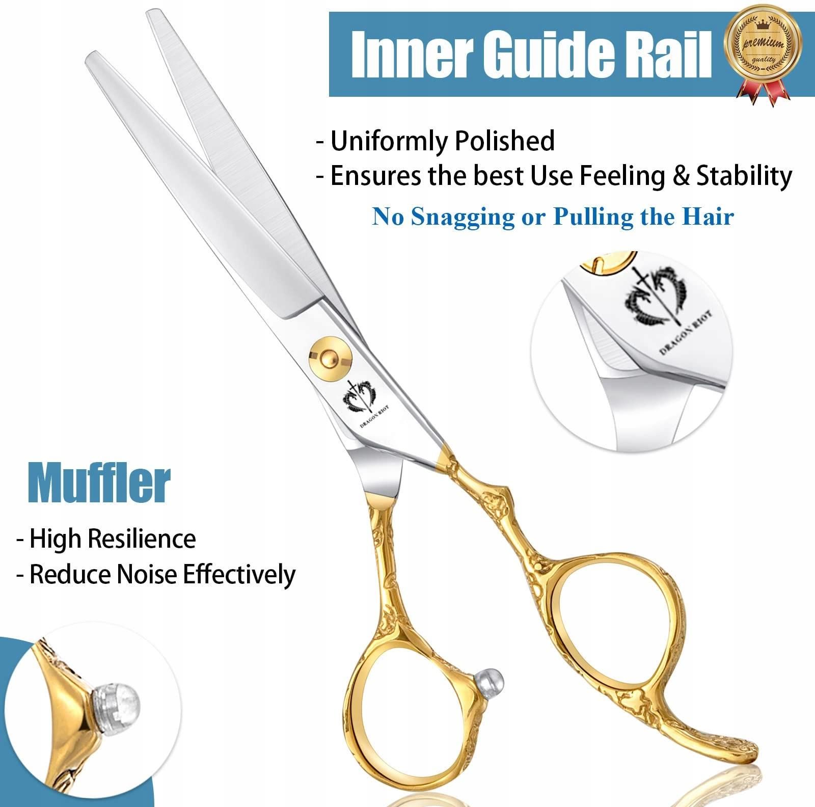 Dragon Riot Zestaw Nożyczek Fryzjerskich Degażówki - Opinie i ceny na ...