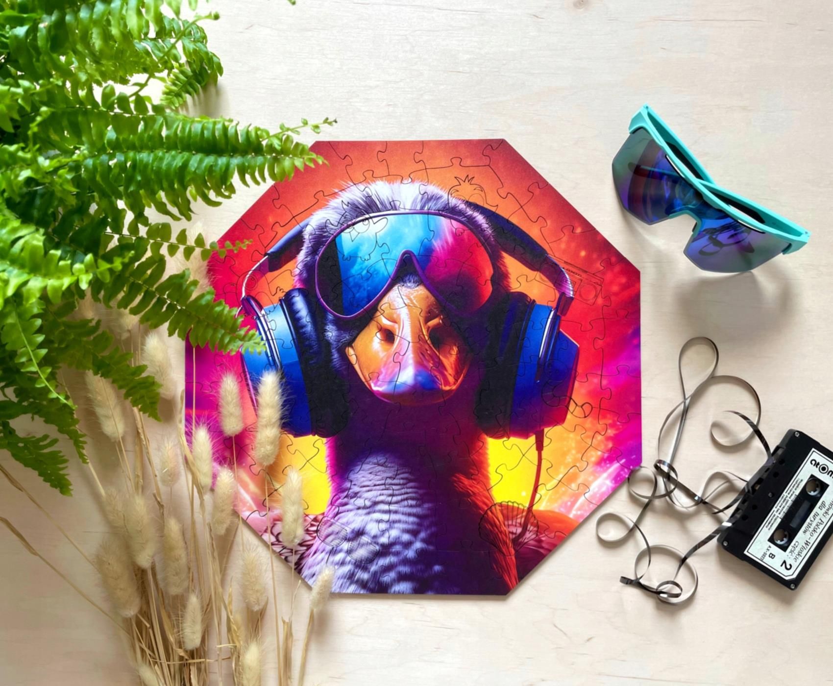 Alexander Puzzle Drewniane Milliwood Seria Funnymals Techno Goose 90El ...