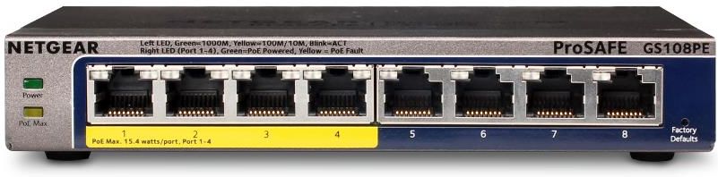 NETGEAR GS108PE Kit (GS108PE-100NAS-KIT) - Opinie i ceny na Ceneo.pl
