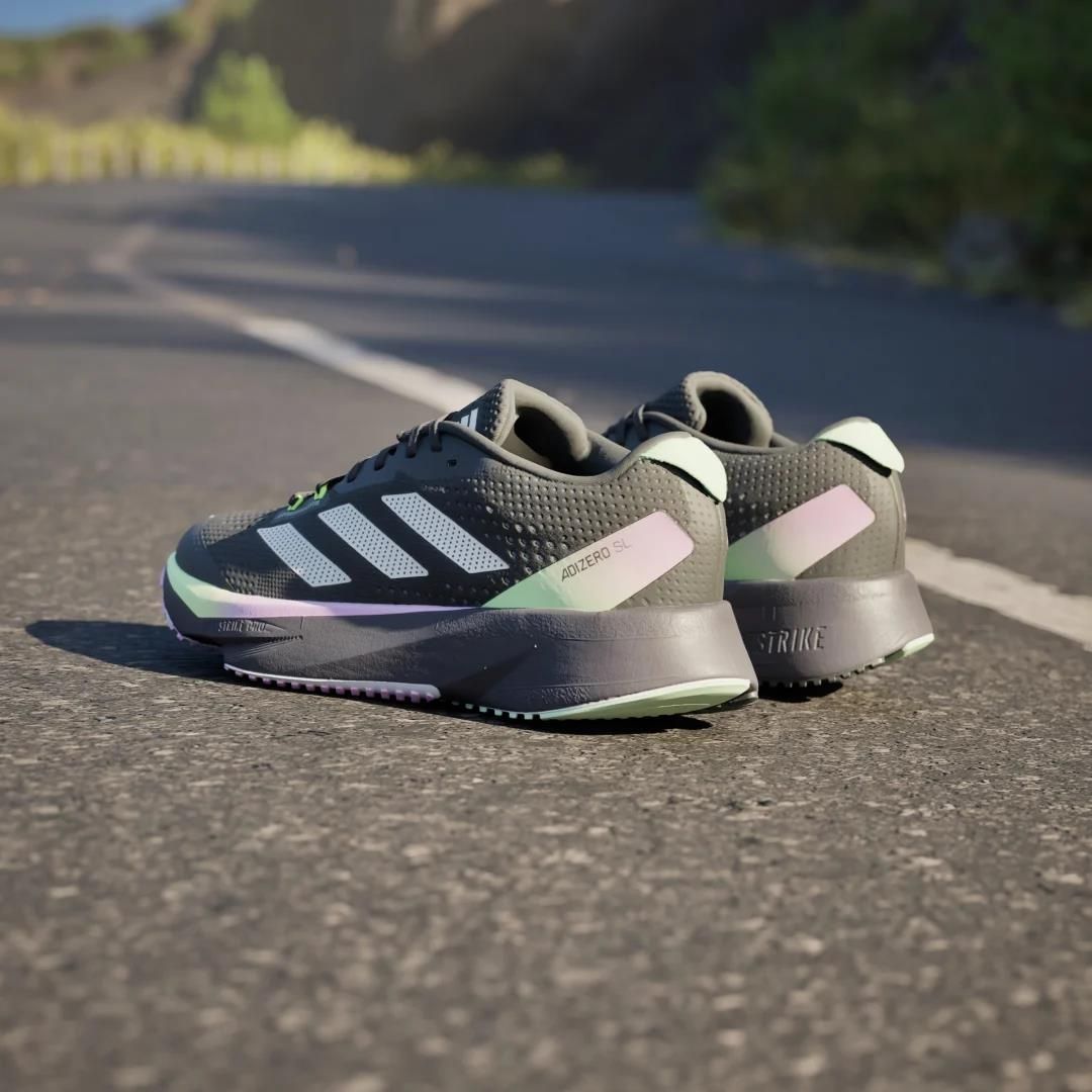 Adidas Adizero Sl W Ig8197 Core Black Zero Metalic Green Spark - Ceny i ...