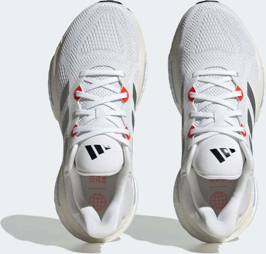 Adidas Solarglide 6 Shoes Hp7680 Cloud White Silver Metallic Solar Red ...