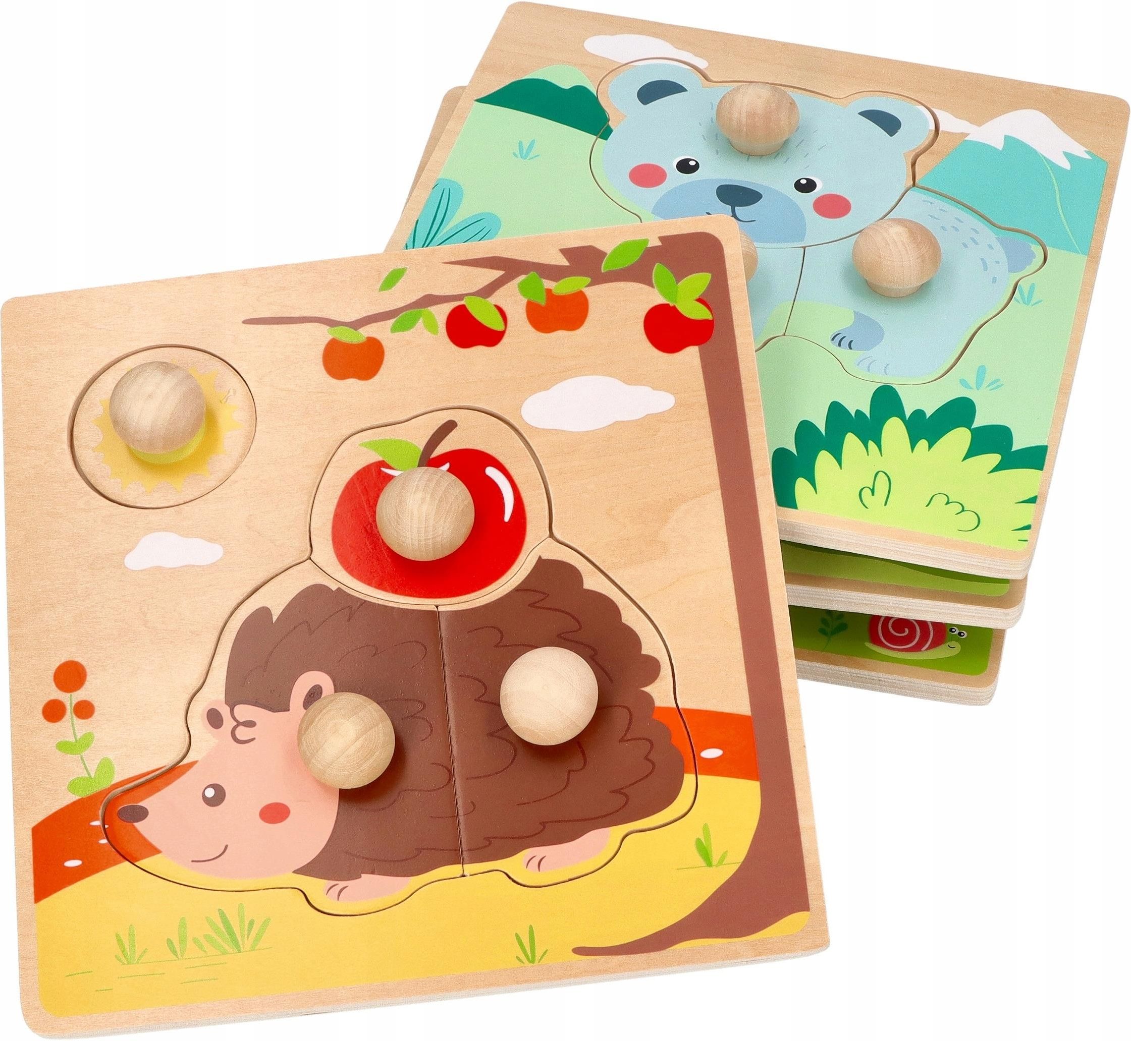 Adam Toys Puzzle Z Uchwytami Pory Roku Układanka Jesień Adamtoys - Ceny ...