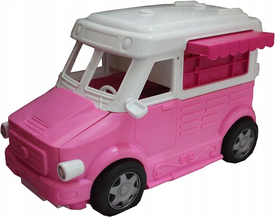 Lalka Gazelo Auto Kamper Camper 3 Lalki Cukiernia Dla Lalek Duży Zestaw ...