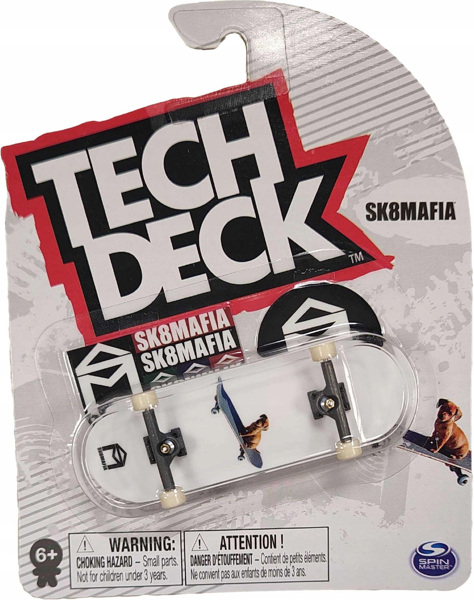 Tech Deck Deskorolka Fingerboard Sk8Mafia Piesek Naklejki - Ceny i ...