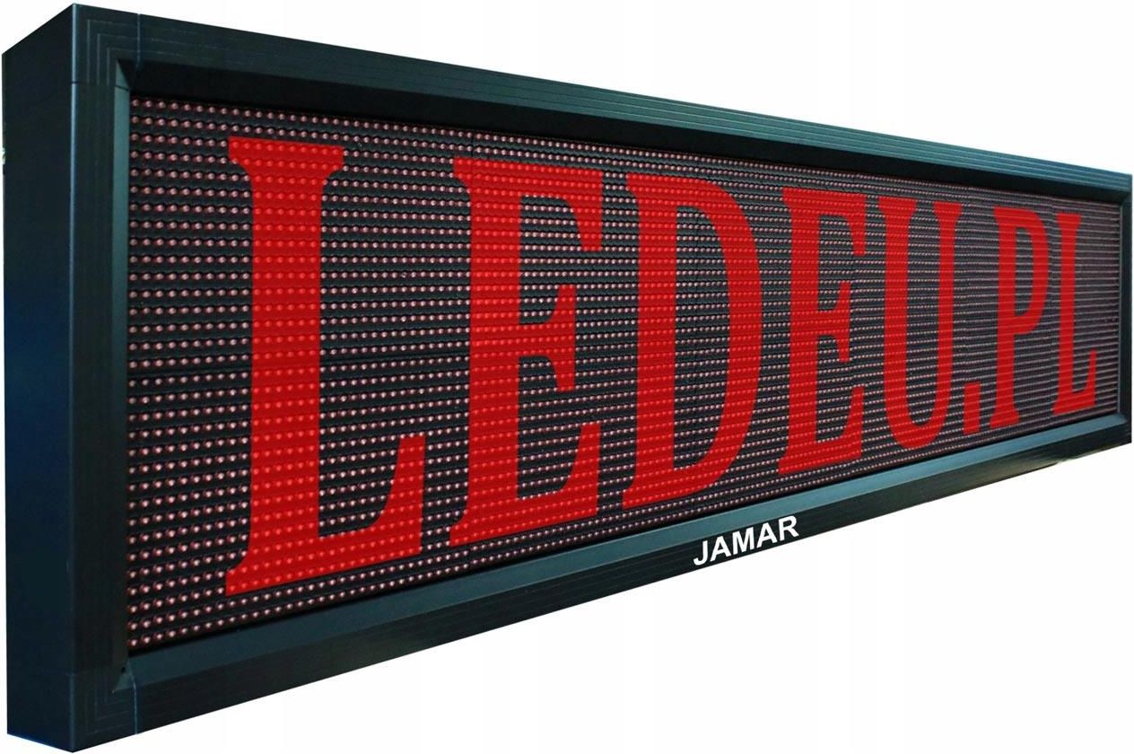 Tablica Led Baner Reklama Wyświetlacz Hd 105X25cm - Ceny i opinie ...