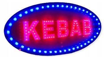 Reklama Kebab Led Szyld Panel Tablica - Ceny i opinie - Ceneo.pl
