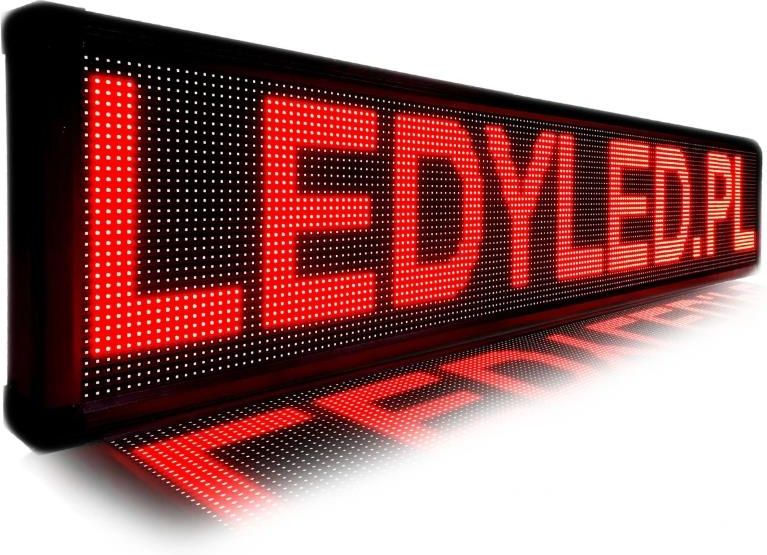 Tablica Reklama Świetlna Led Ekran Panel 100X20cm - Ceny i opinie ...