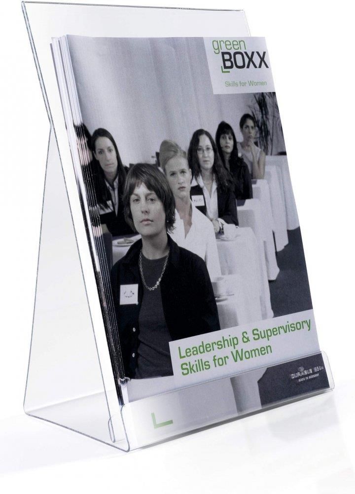 Durable Stojak Na Cenę Opis Ulotkę Pionowy Ekspozytor Stołowy A4 ...