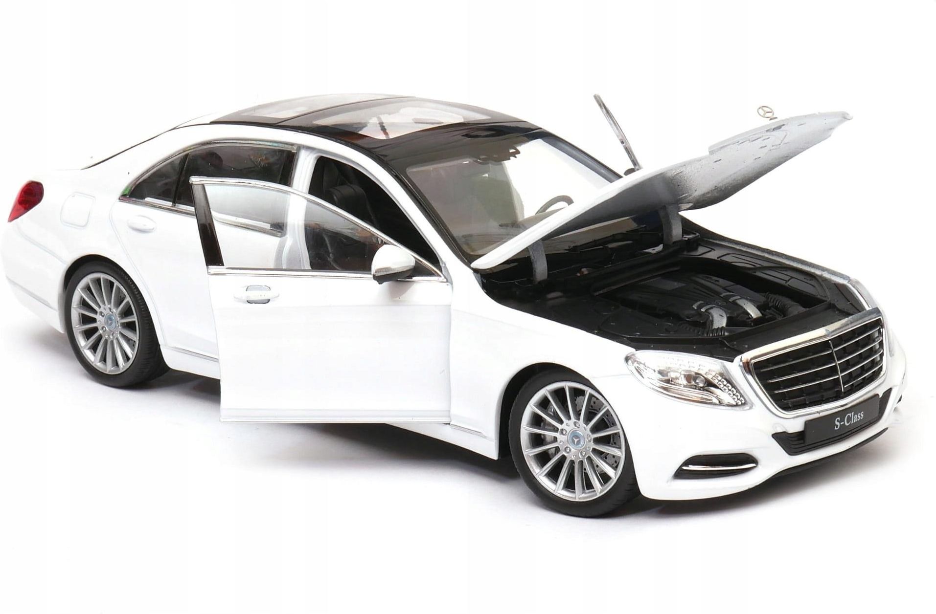 Welly Mercedes Benz S Class 1:24 Biały 24051W - Ceny i opinie - Ceneo.pl