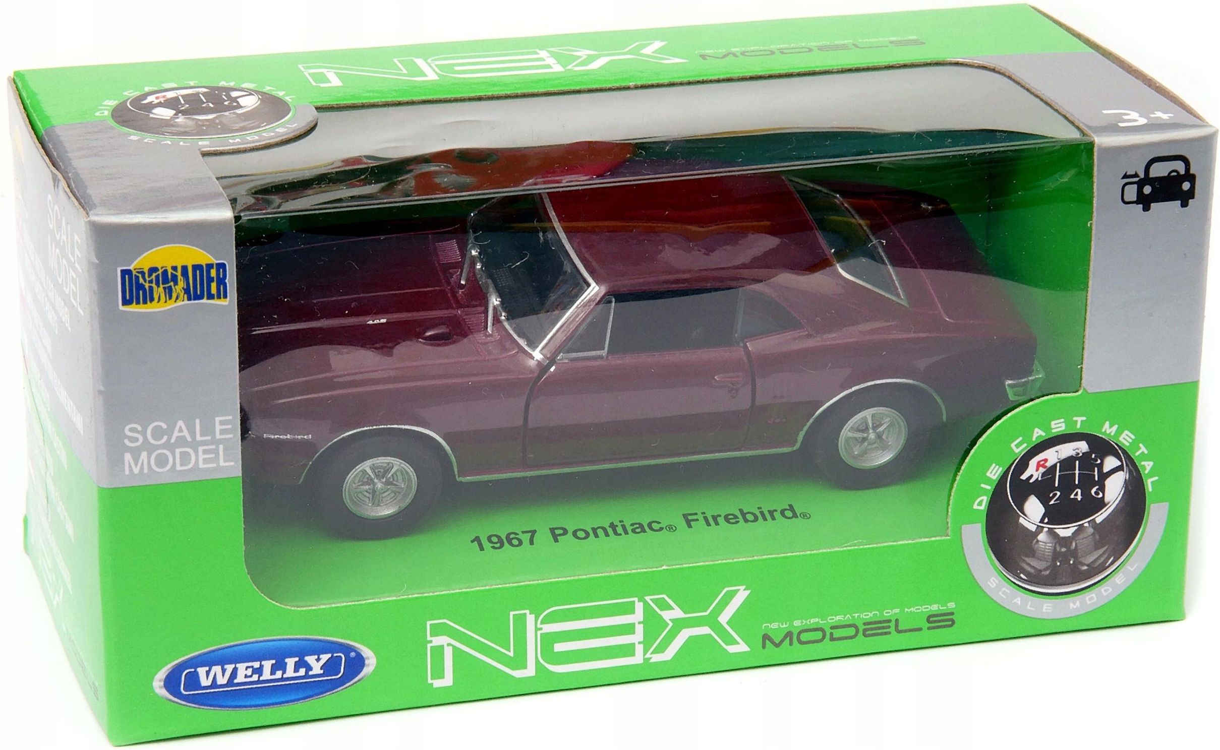 Welly Pontiac Firebird 1967 1:34 39 Brązowy 4370BROWN - Ceny i opinie ...