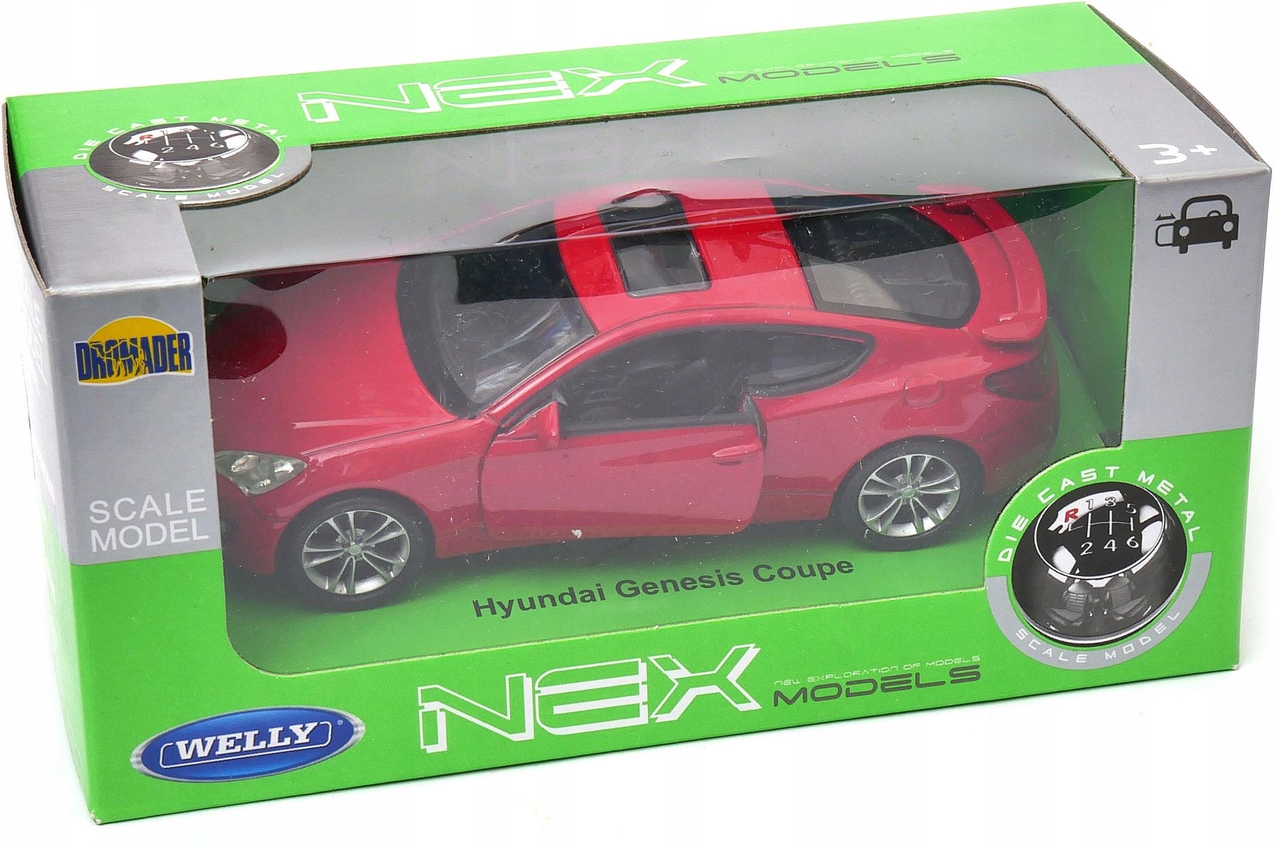 Welly Hyundai Genesis Coupe 2009 1:34 39 Czerwony 43628 - Ceny i opinie ...