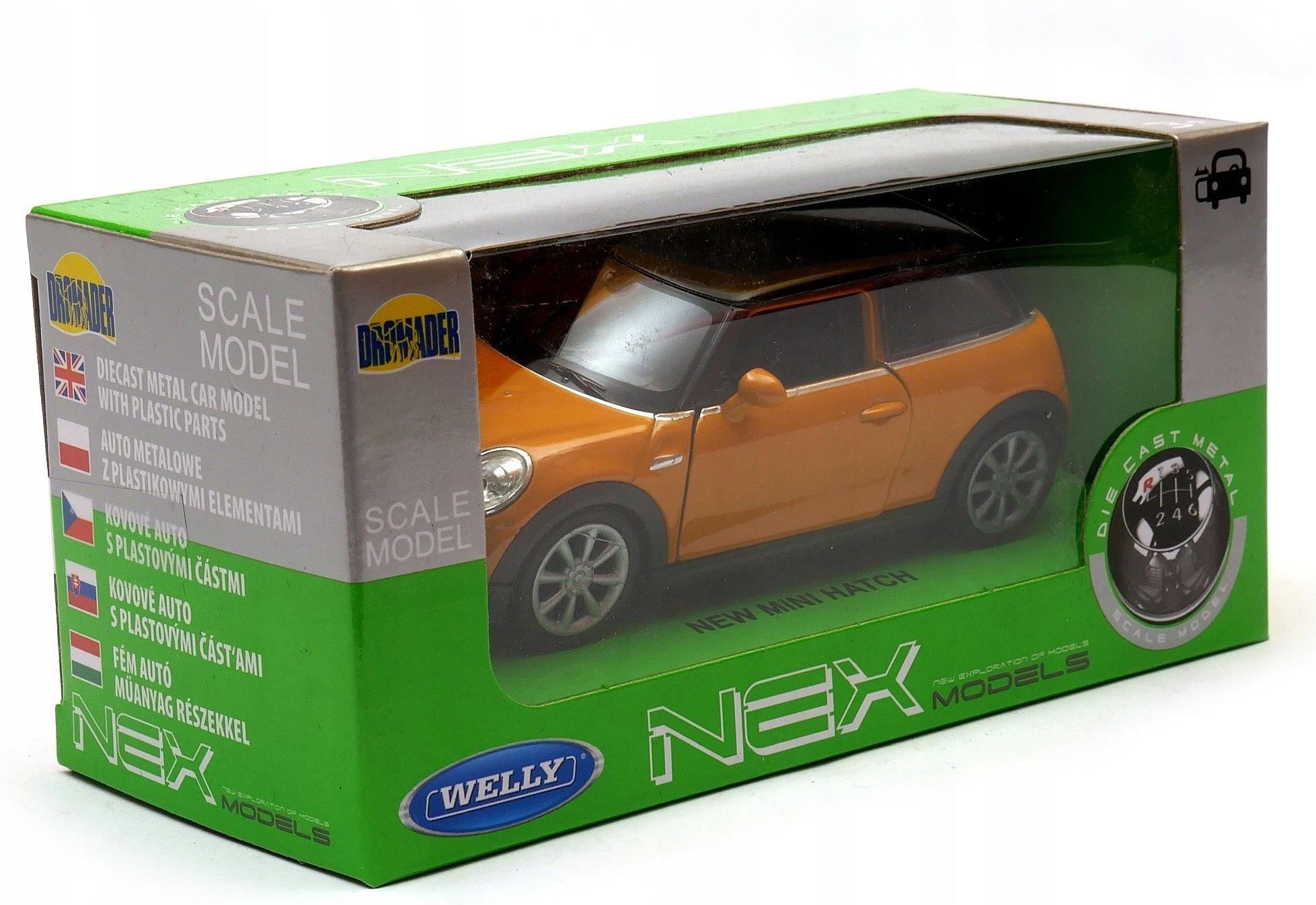Welly New Mini Hatch 1:34 Metalowy Otwierany Brązo 43696BROWN - Ceny i ...