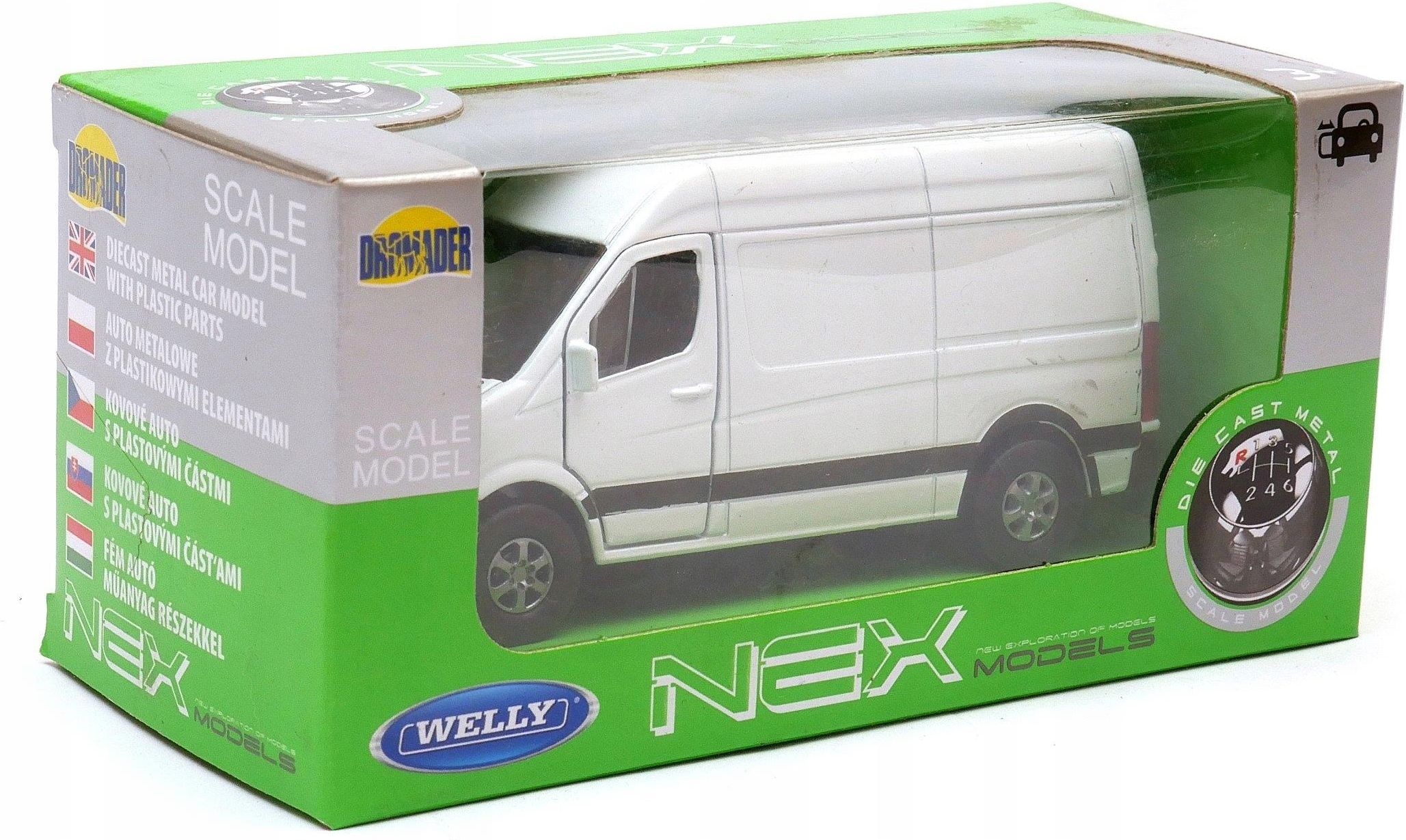 Welly Mercedes Benz Sprinter Panel Van 1:39 Model Biały 4370WHITE ...