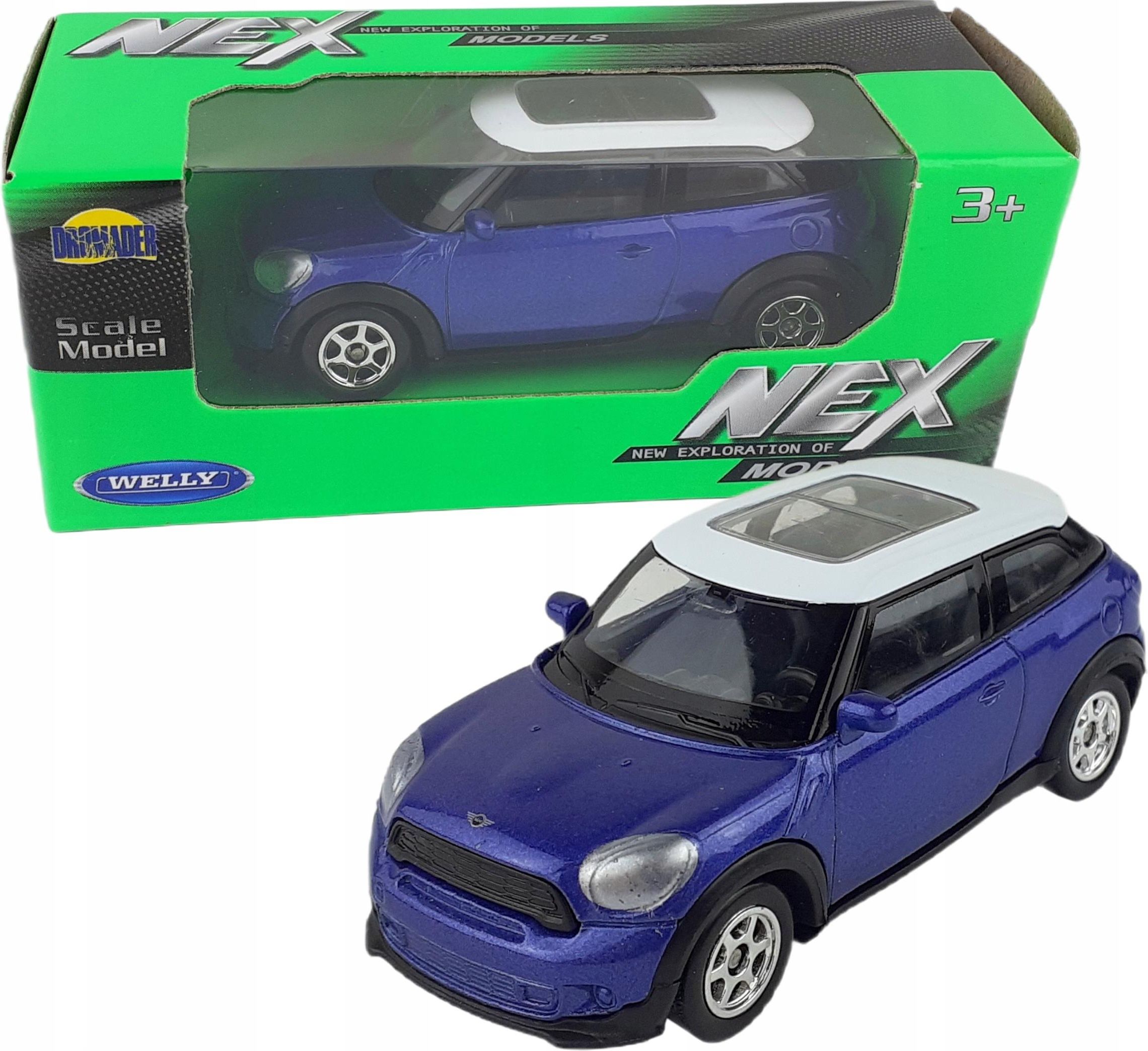 Welly Model Metalowy Mini Cooper S Paceman 1:60 52340 - Ceny i opinie ...