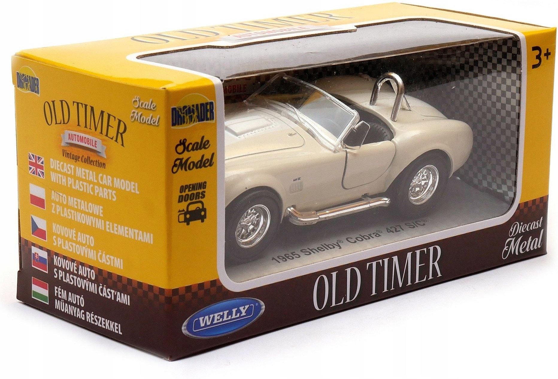Welly Shelby Cobra 427 S/C 1965 1:34 39 Model Biały 43761WHITE - Ceny i ...