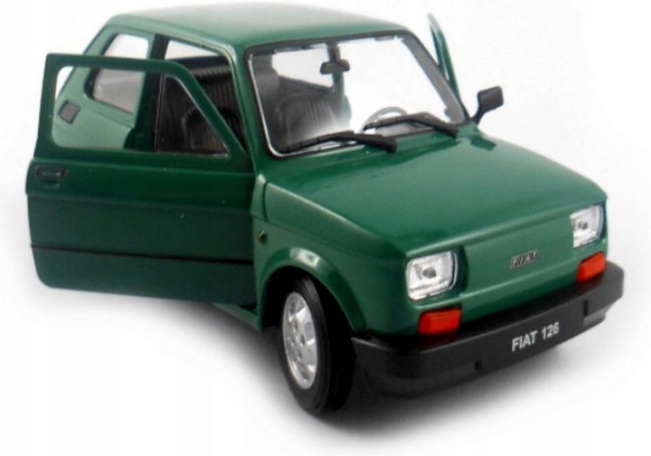 Welly Fiat 126P Maluch Model Prl 1:21 Jasnozielony 24066GREEN - Ceny i ...