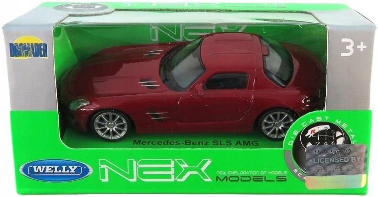 Welly Mercedes Benz Sls Amg Model 1:34 Czarny 22277 - Ceny i opinie ...