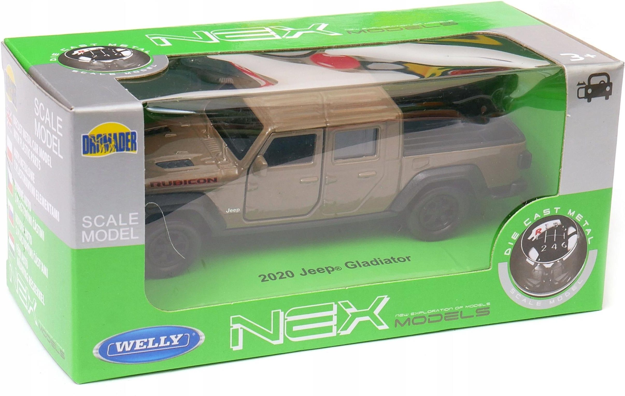 Welly Jeep Gladiator 2020 1:34 39 Model Brązowy 43788 - Ceny i opinie ...