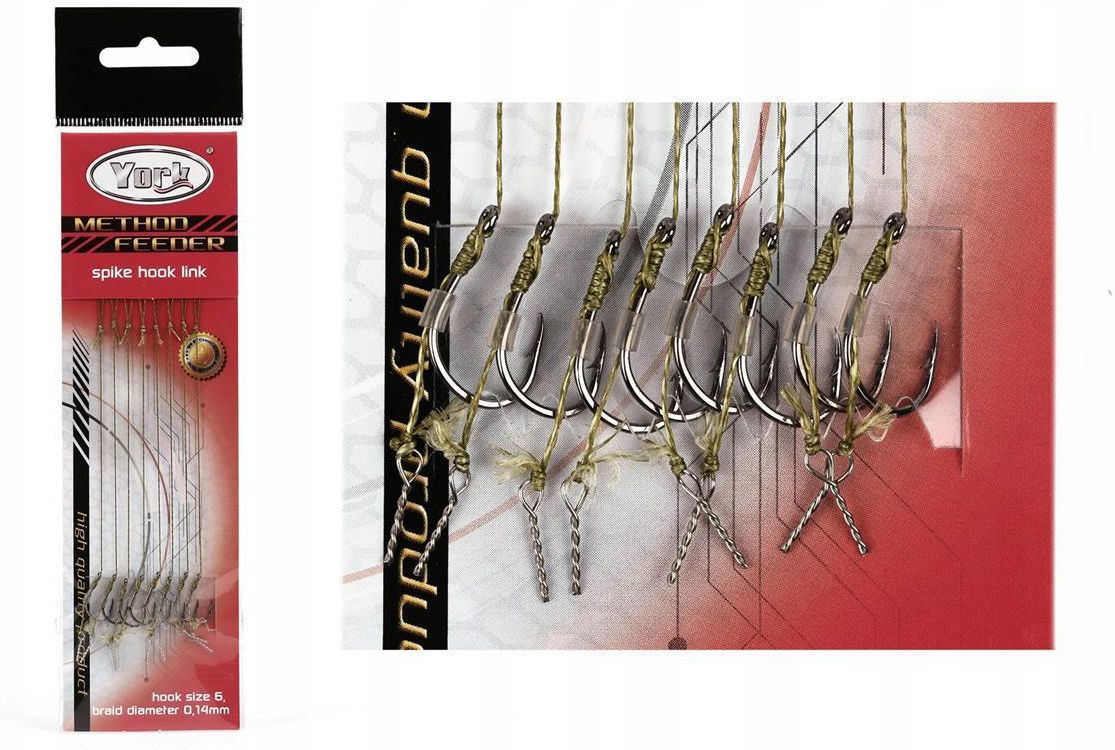 York Przypony Method Spike Plecionka 0,14Mm Roz 10 78041 - Ceny i ...