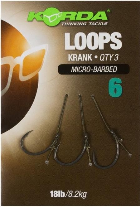 Korda Krank Loop Ready Tied Rigs 8 18Lb 3 Przypony KCR116 - Ceny i ...