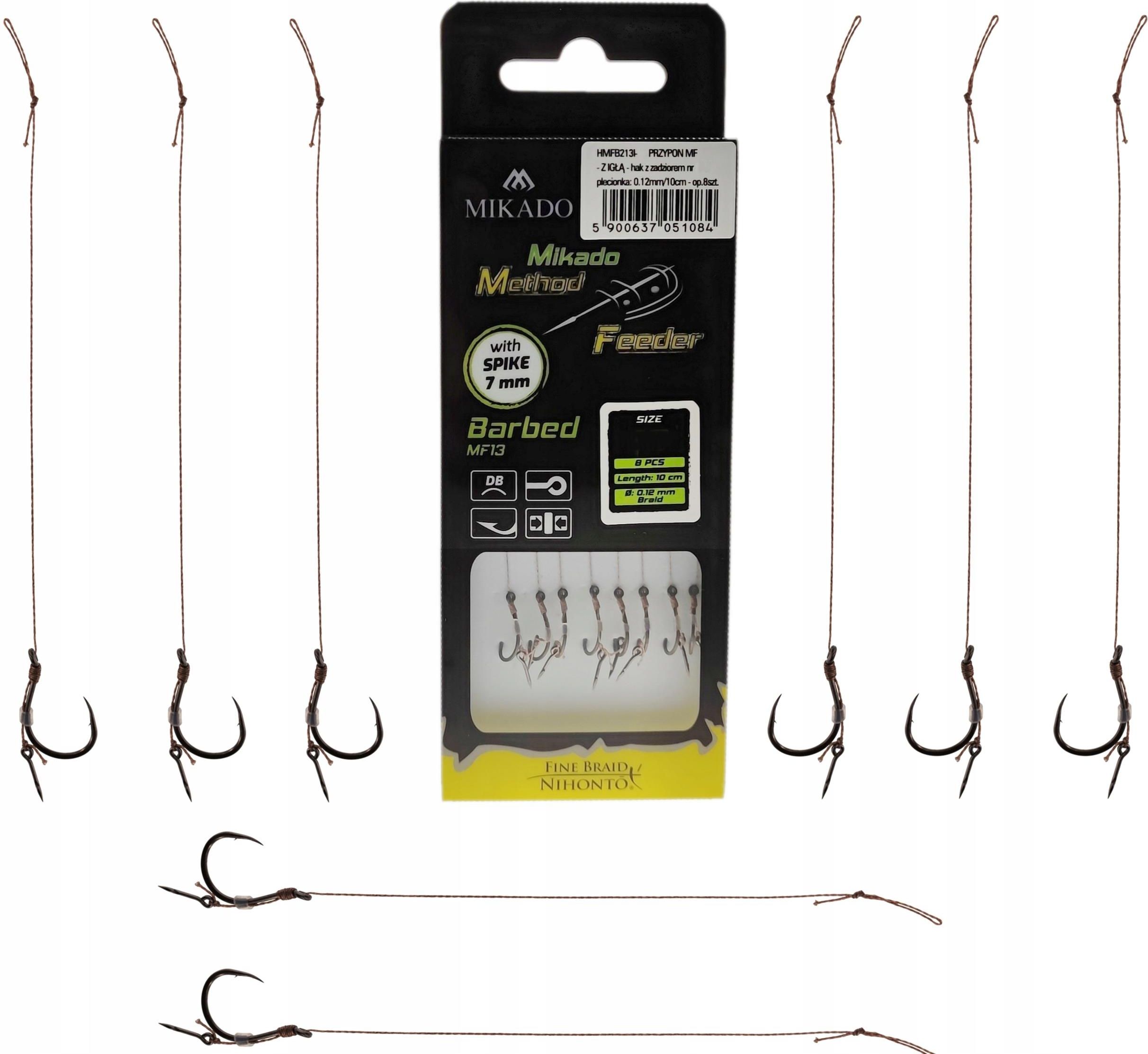 Mikado Gotowe Przypony M Feeder Igła Bagnet 12 HMFB213I12 - Ceny i opinie - Ceneo.pl