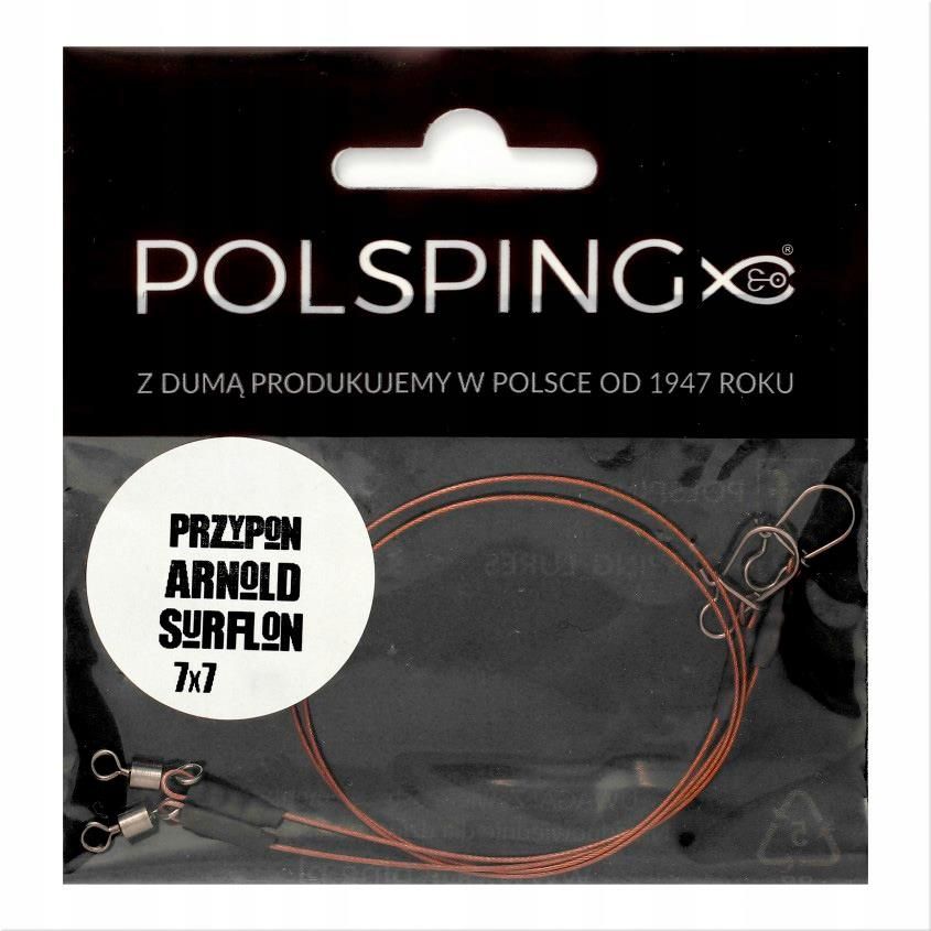 Polsping Przypon Stalowy Surflon 7X7 Camo 18Kg 25Cm 2Szt PFC18252 - Ceny i opinie - Ceneo.pl