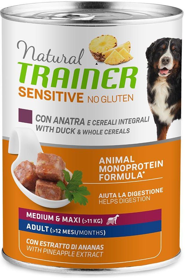 Karma Trainer Natural Sensitive No Gluten Adult Kaczka 12X400G - Ceny i ...