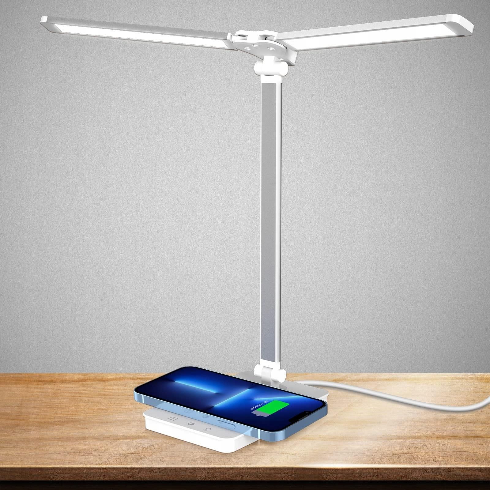 Olycism Lampa Biurkowa Led Usb 10W Bezprzewodowe Ładowanie - Opinie i atrakcyjne ceny na Ceneo.pl