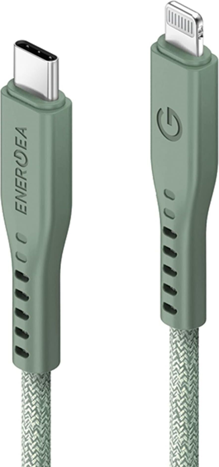 Energea kabel Flow USB-C - Lightning C94 MFI 1.5m zielony/green 60W 3A ...