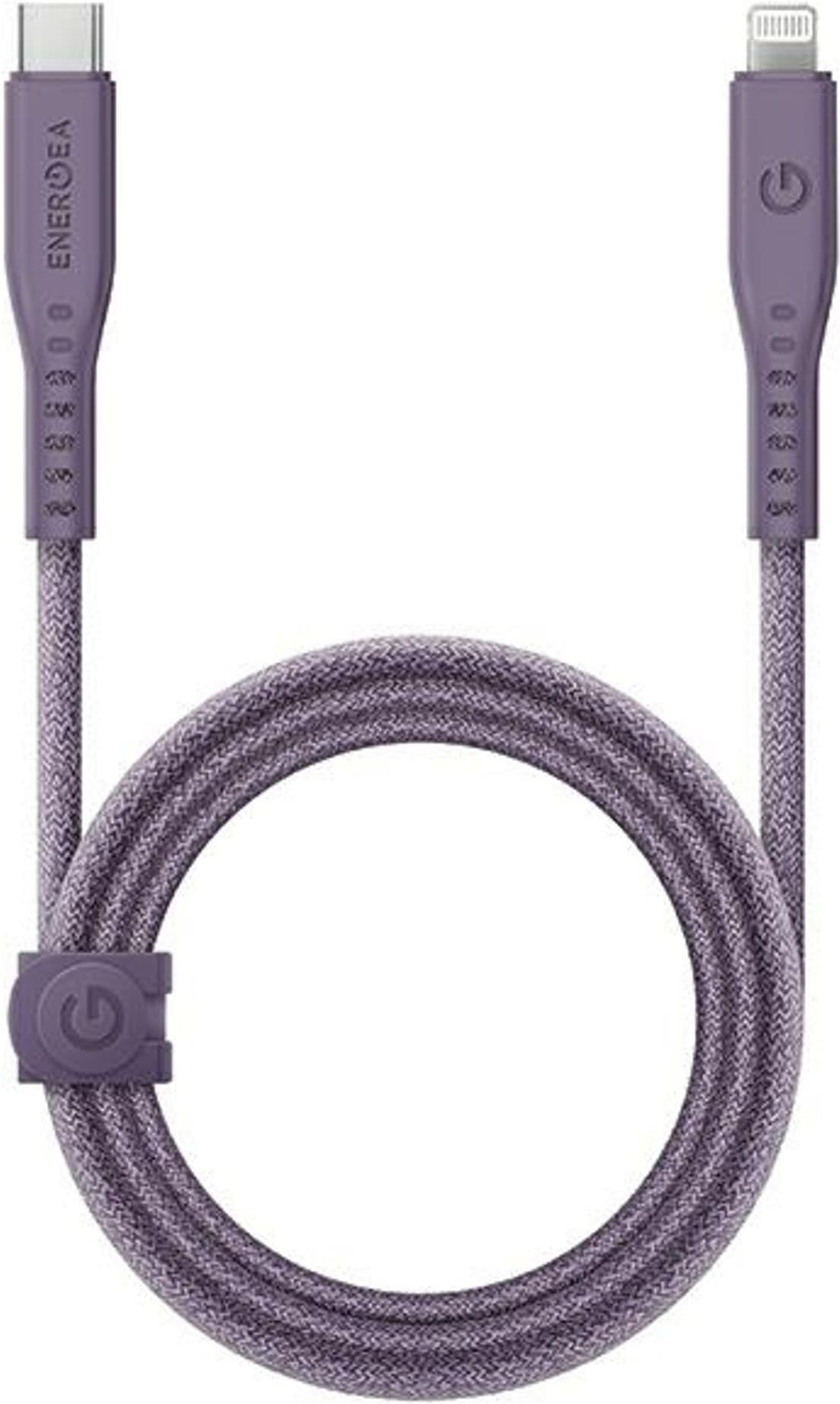 Energea kabel Flow USB-C - Lightning C94 MFI 1.5m fioletowy/purple 60W ...