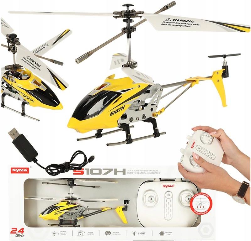 Syma Helikopter Śmigłowiec Samolot Dron Zdalnie Sterowany Latający ...