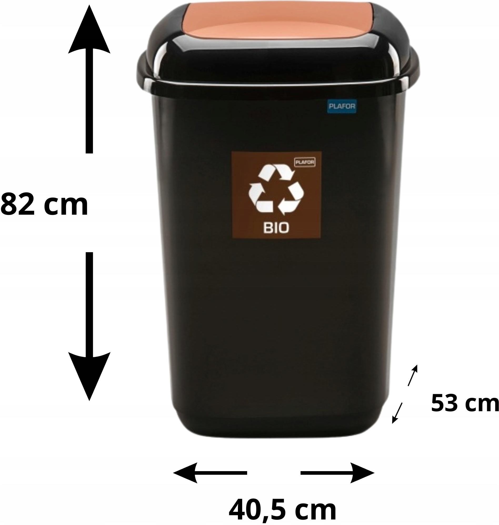 Plafor Kosz Na Odpady Bio Śmieci 90L Pojemnik Do Kuchni - Ceny i opinie - Ceneo.pl