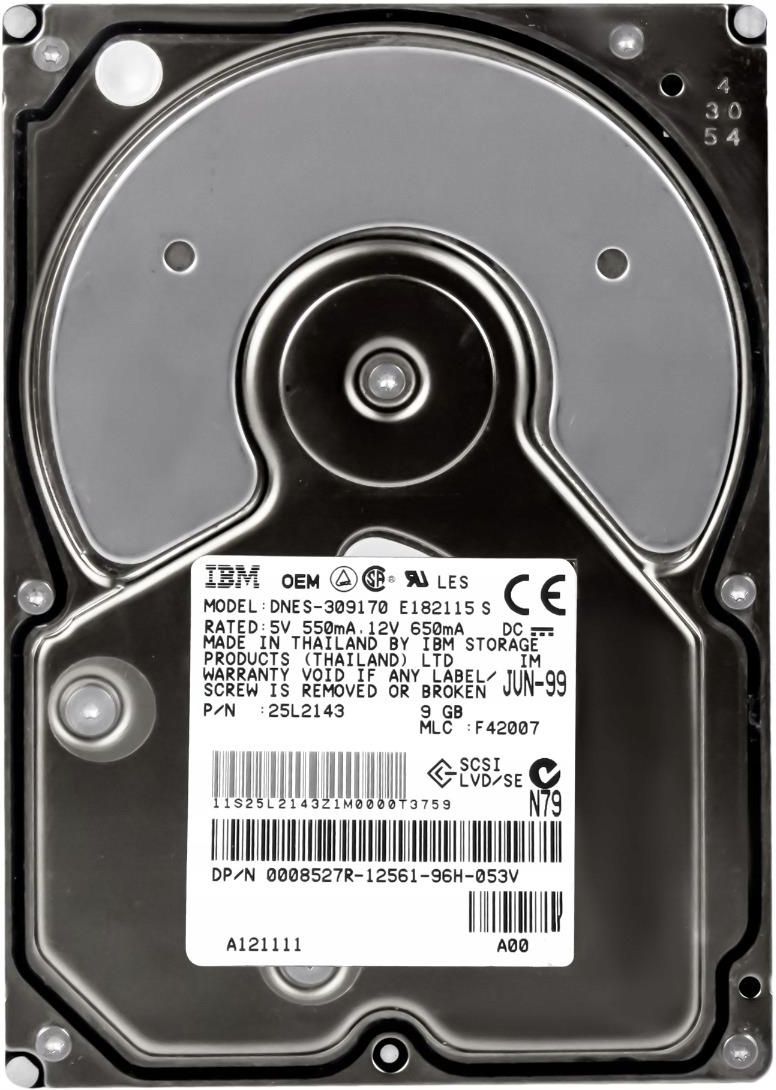 Dysk serwerowy Dell 9GB 7.2K 2MB Ultra Scsi 3.5'' 25L2143 DNES-309170 ...