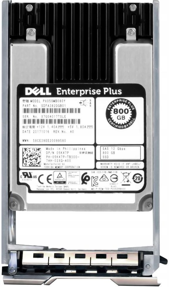 Dysk serwerowy Dell 800GB MLC SAS-3 2.5'' PX05SMB080Y (05K47P) - Opinie ...