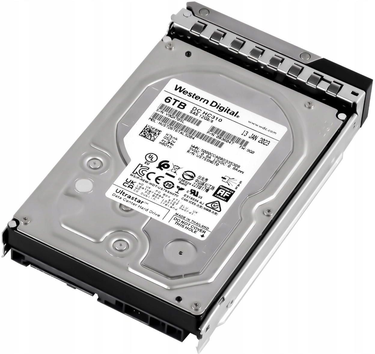 Dysk serwerowy Western Digital 6TB 7.2K 256MB SAS3 3.5'' 12G ...