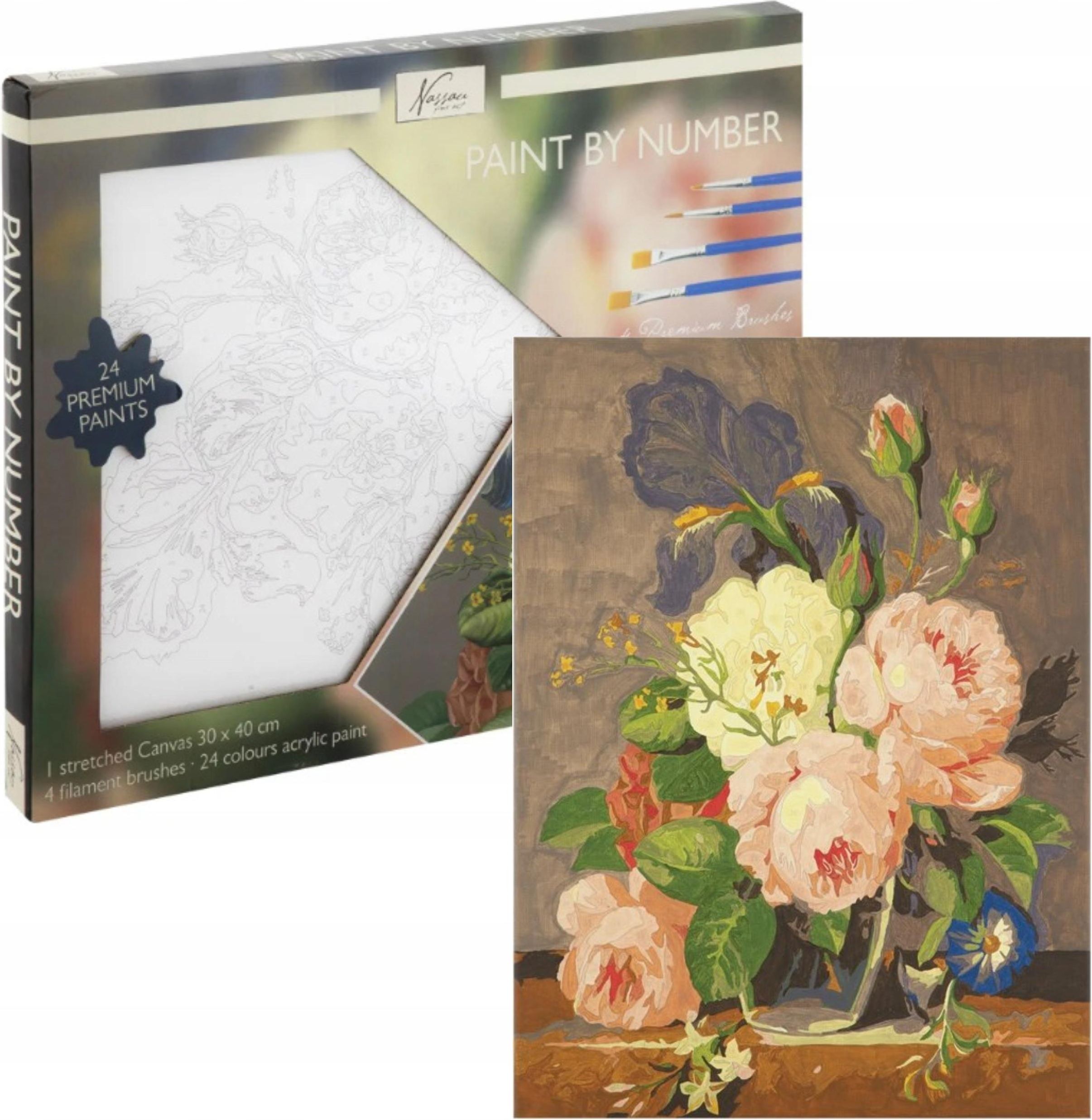 Craft Sensations Malowanie Po Numerach Zestaw Płótno Na Ramie 30x40cm ...