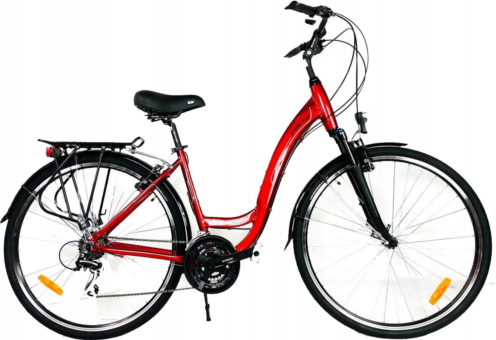 Folta Damski Miejski Shimano Trekking Czerwony 28 2022 - Rowery ...