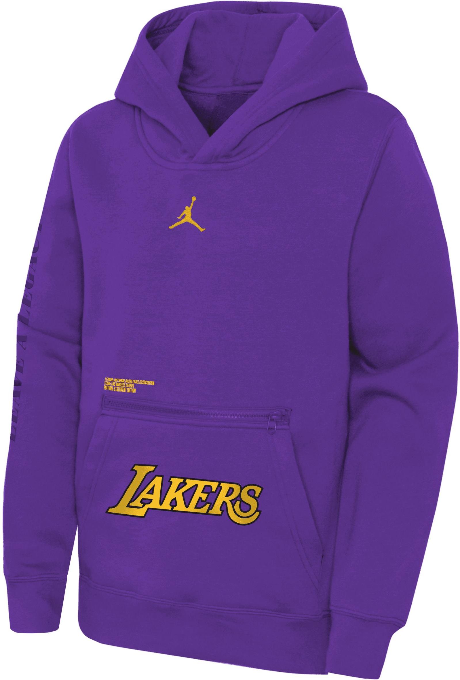 Dzianinowa Bluza Z Kapturem Dla Dużych Dzieci Jordan Nba Los Angeles ...