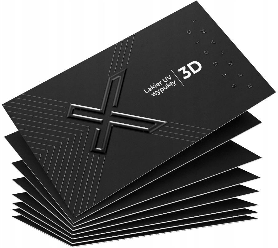 Wizytówki Lakierowane Uv3D Lakier Wybiórczy 100szt. - Ceny i opinie - Ceneo.pl