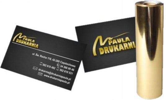 Wizytówki Dwustronne Folia Soft Touch Złocenie 250szt. - Ceny i opinie - Ceneo.pl