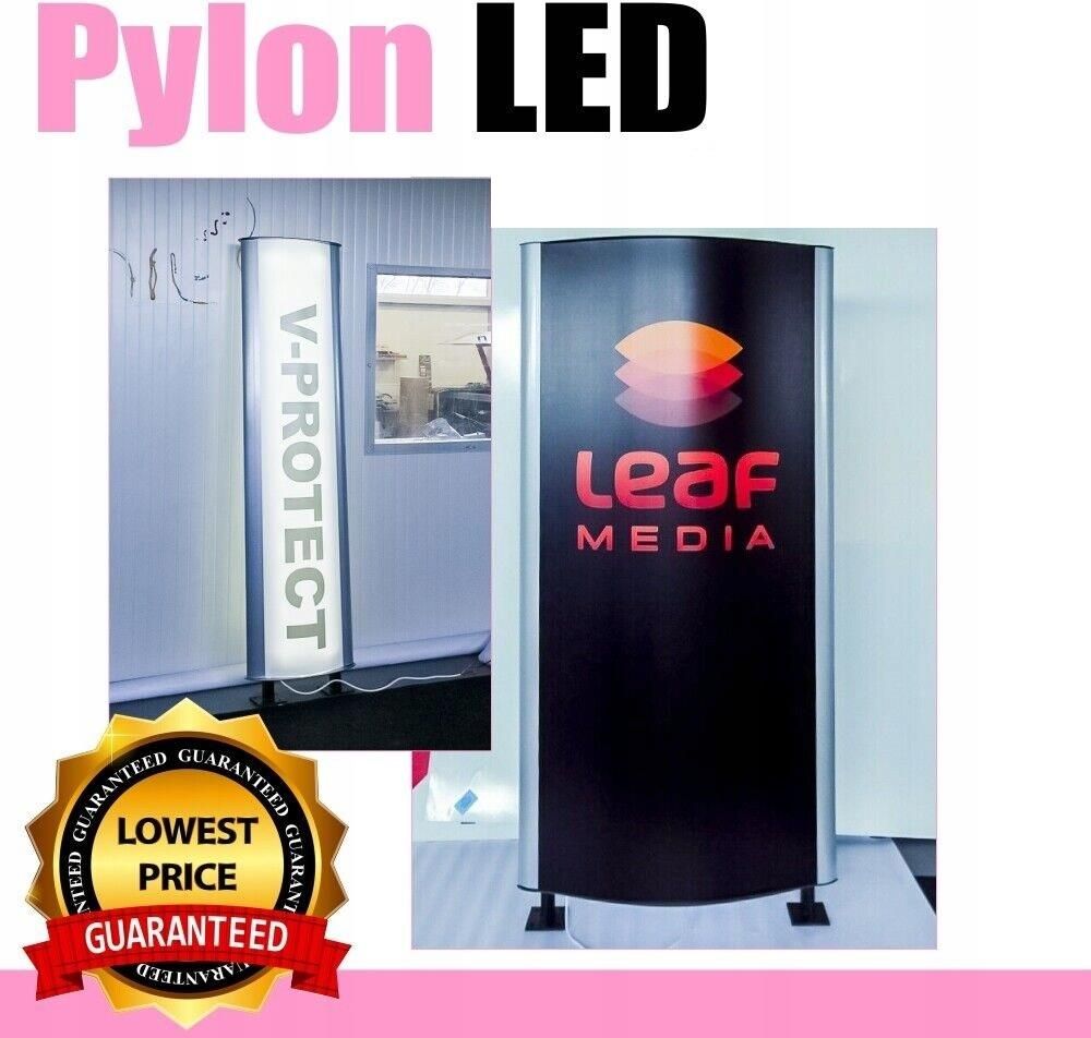 Pylon Słup Reklamowy Led 50X200Cm Projekt - Ceny i opinie - Ceneo.pl