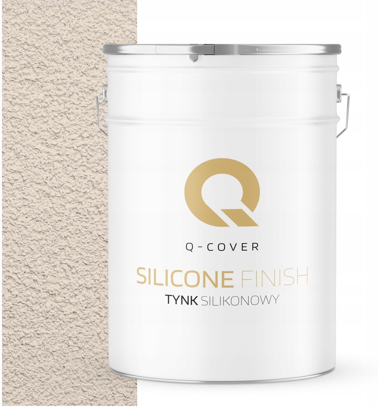 Tynk Q-Cover Tynk Silikonowy Beż Jasny 25Kg Granulacja 1.0Mm - Opinie i ...