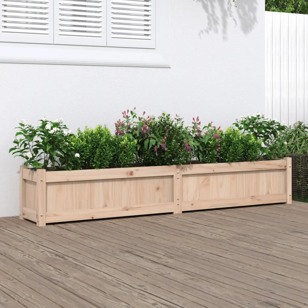 Vidaxl Donica Ogrodowa 180X31X31cm Lite Drewno Sosnowe 837494 - Ceny i ...